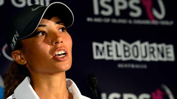 Cheyenne Woods says she always expected success on the course