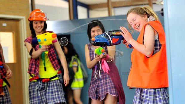 Muck-up day out, celebrations in as exam agony awaits