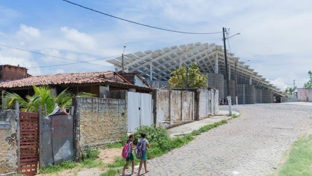 Swiss architects build favela stadium