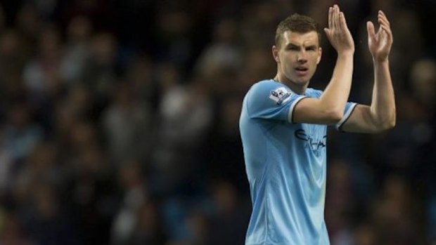 Edin Dzeko sends Man City to brink of EPL title with double