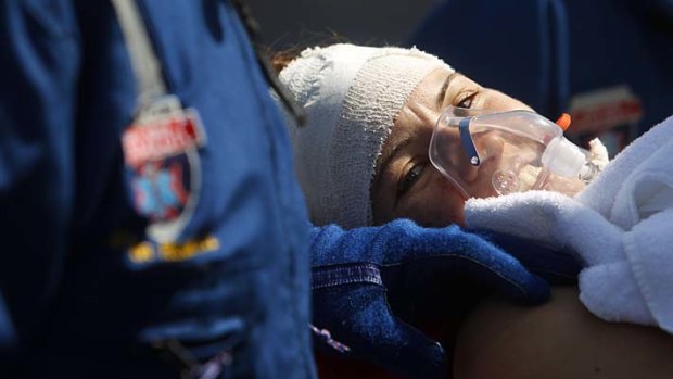 'Strong' Lisa stable after horrific shark attack