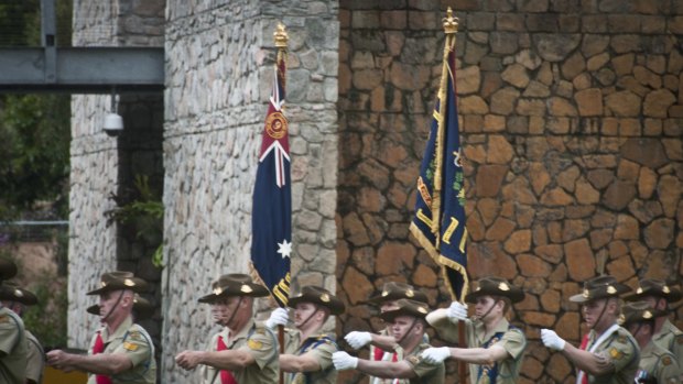 Queensland battalion gets new, 'sacred' colours