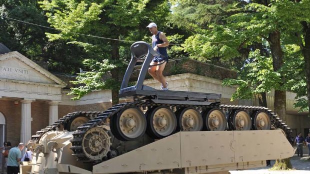 Biennale tank treads a fine line