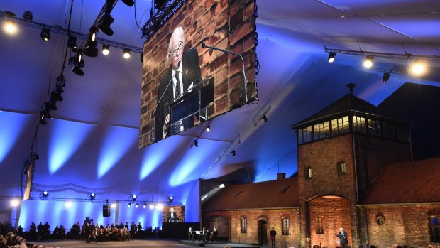 Survivors return to Auschwitz to mark the 70th anniversary of the ...