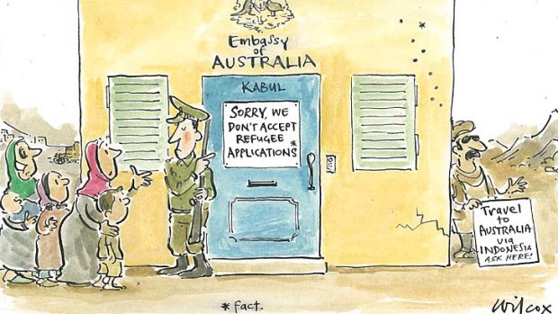Cartoon satire gets to the heart of refugee issue