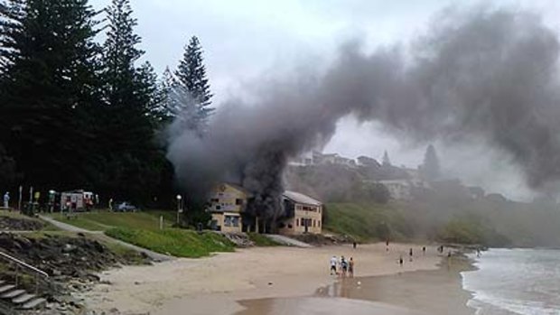 Fire rips through historic Yamba surf club