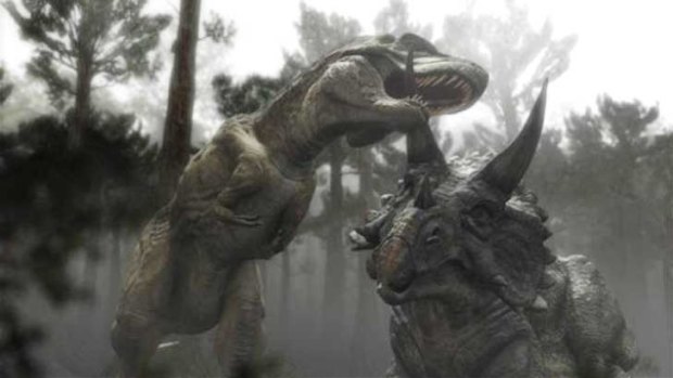 Epic dinosaur battle frozen in time has scientists excited