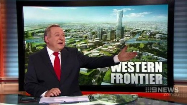 Channel Nine newsreader Peter Hitchener loses his voice live on air