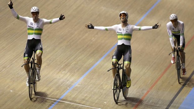 Australia claim gold in men's team pursuit at the world track cycling ...
