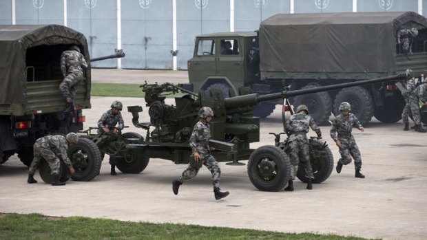 China shows off military hardware ahead of PLA Army's anniversary