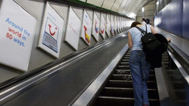 The key to London's escalator etiquette