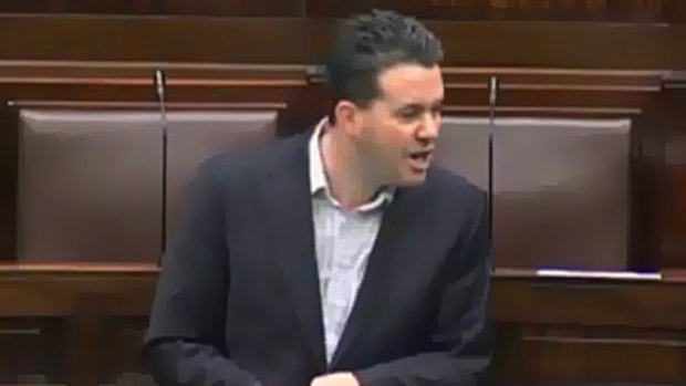 F-word rant: Irish lawmaker loses his rag