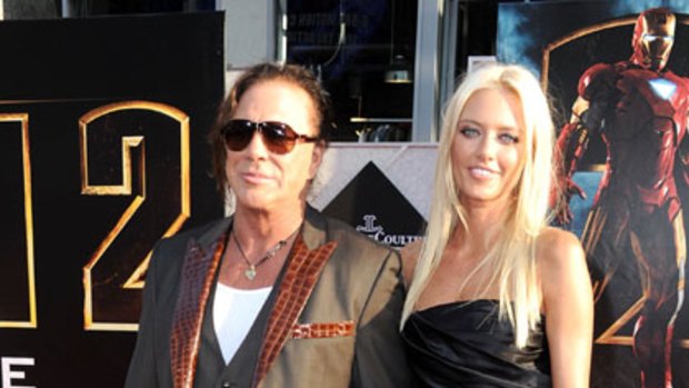 Mickey Rourke changes his spots