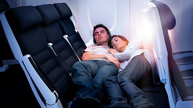 The Skycouch: Air NZ offers world's first economy class bed-seat