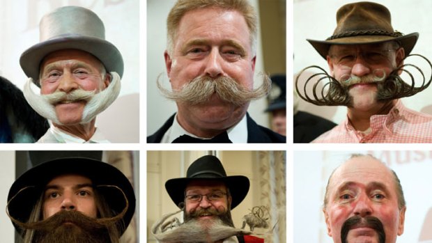 With a moose and a flag, German hairdresser wins best beard title