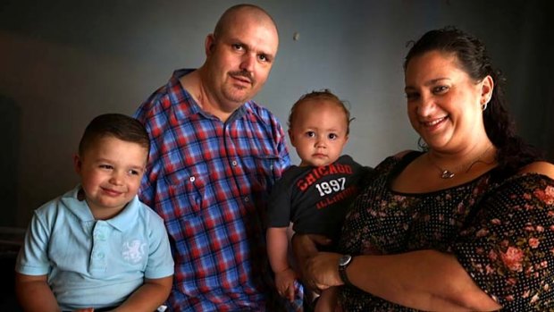 Father gives right arm for his two sons