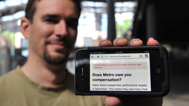 Metro derails online complaint system