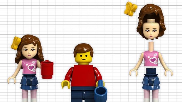 Brick by brick, Lego makes a play for girls