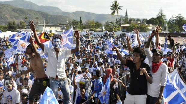Eyes on Timor's testing election