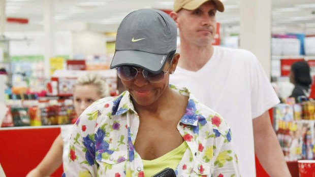 Michelle a Target even when shopping