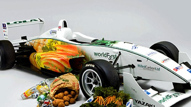 Chocolate fuel to power car made of plants