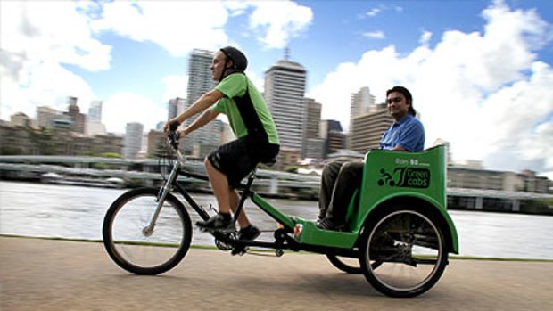 Pedal powered cabs take city by storm