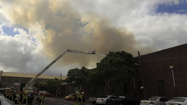 'It's big': large fire rips through Sydney factory