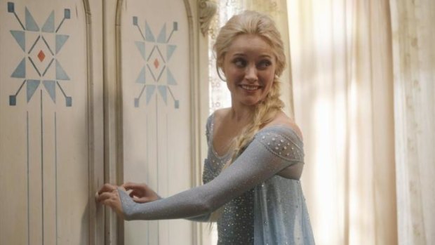 A real fairy tale: Georgina Haig sparkles as Frozen's Elsa