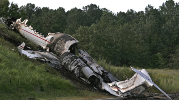 Four killed in Learjet crash