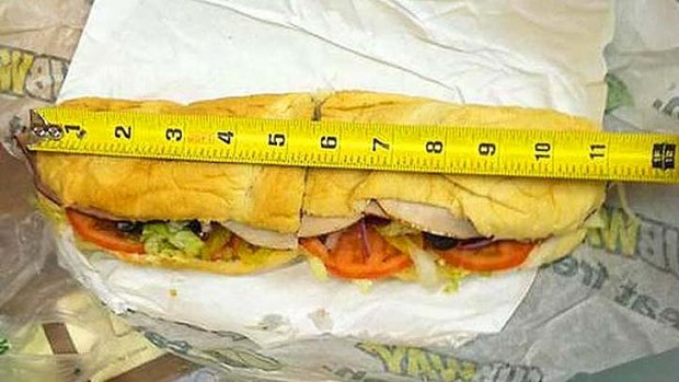 Subway caught short on 'Footlong'