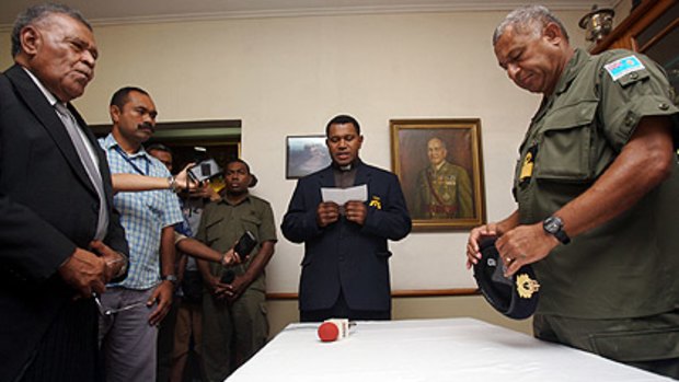 Fiji military coup was illegal, rules court