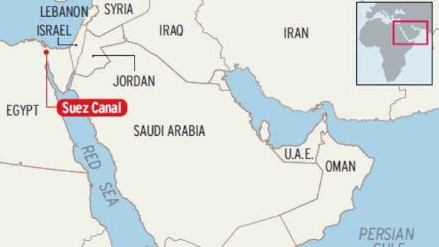 Egypt 'blocks' plans by Iran to send warships through the Suez Canal