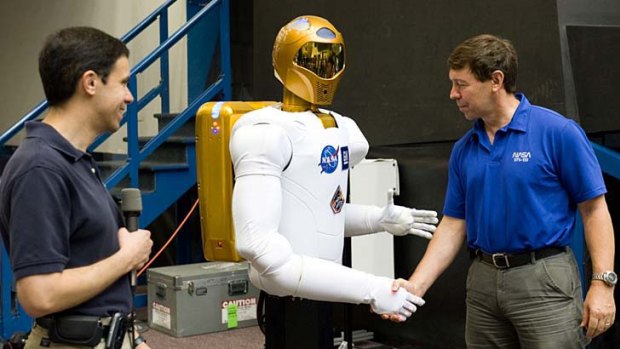 Humanoid freed to stretch legs in space