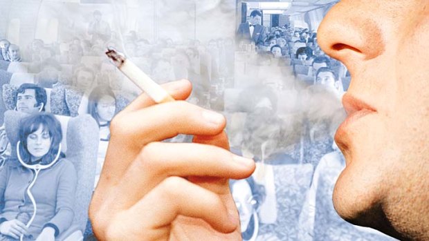 Smoking on planes ban 'inconvenient': archive shows opposition