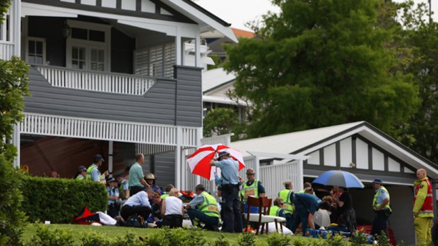 Collapsed balcony had hosted bigger parties