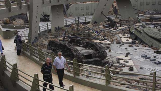 It's tanks for the memories in grim theme park