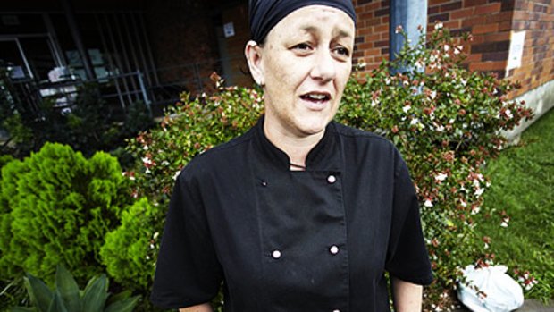 Stranded chef finds solace in flood kitchen