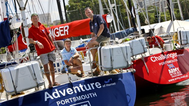 Not-so-barmy army race to Hobart