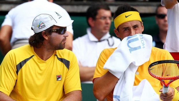 Rafter backhand challenges Tomic to get ahead in the main game