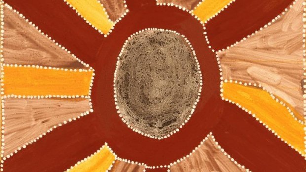 Gija artists Rusty Peters, Peggy Patrick and Phyllis Thomas of Warmun ...