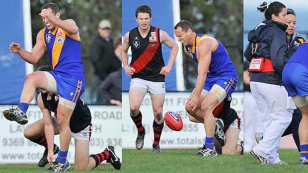 Hahn suffers injury in VFL comeback