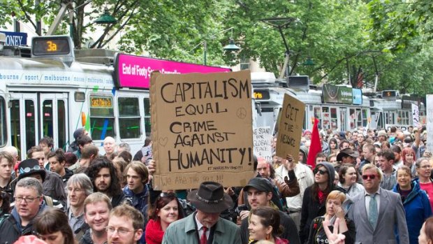 The occupy movement here is just getting started