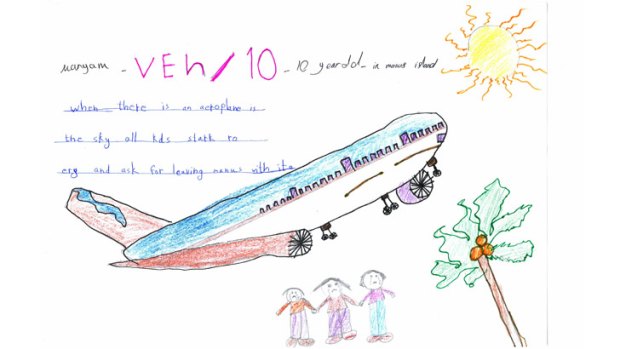 Children trapped on the ground, longing to fly