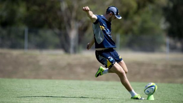 Jesse Mogg hoping to put his best foot forward as Brumbies' kicker