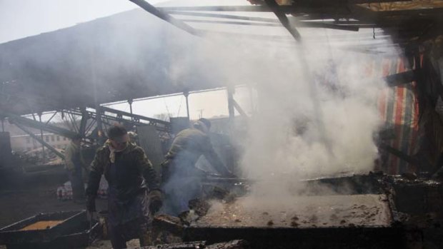 Crystallising into a scene of beauty