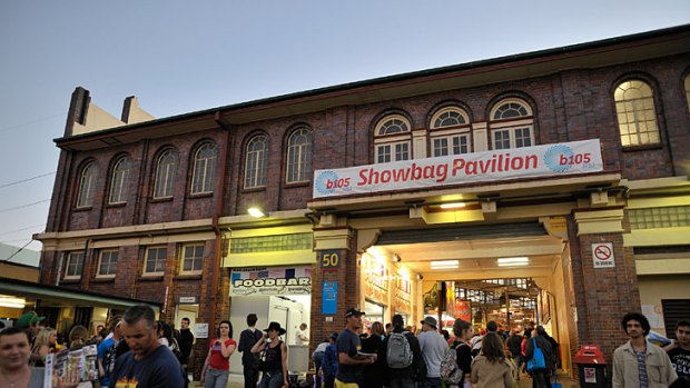 The end of the showbag pavilion ... as we know it