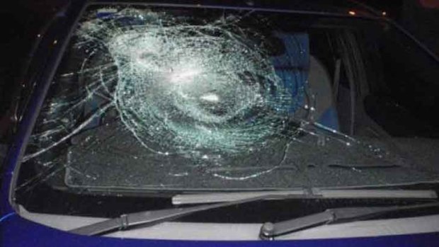 Windscreen smashed in spate of rock-throwing incidents at highway