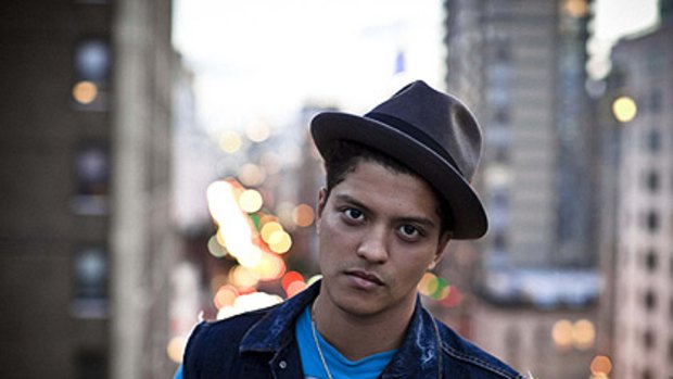 Bruno Mars here for the first time