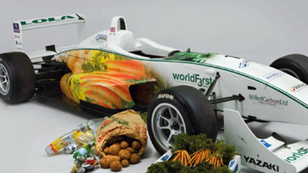 Scientists unveil chocolate-fuelled race car