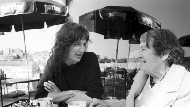 Sally McInerney and mother Olive Cotton in joint exhibition